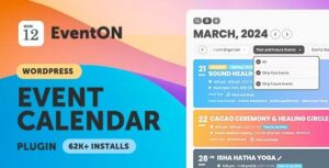 EventON (+Addons) - WordPress Virtual Event Calendar